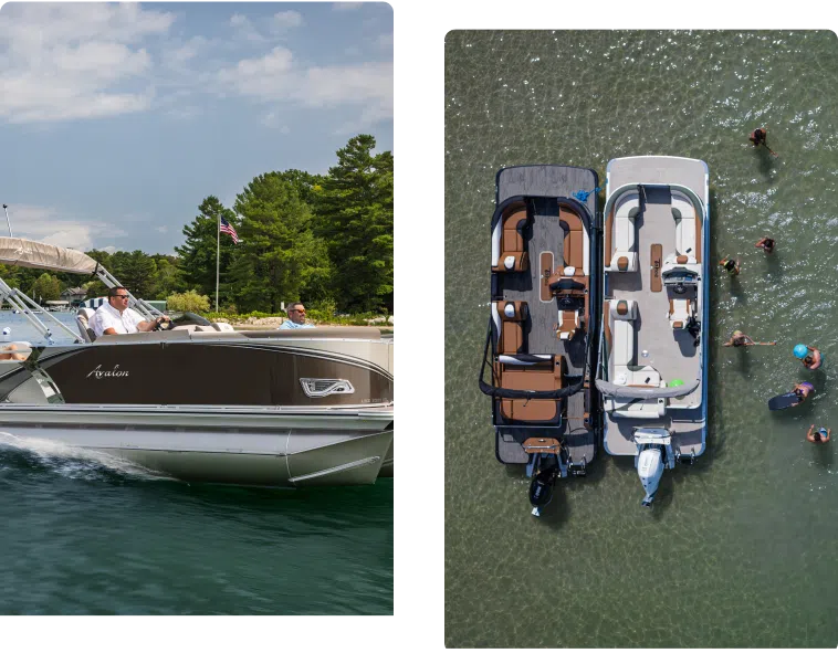 Aluminum Pontoons | Avalon Pontoons