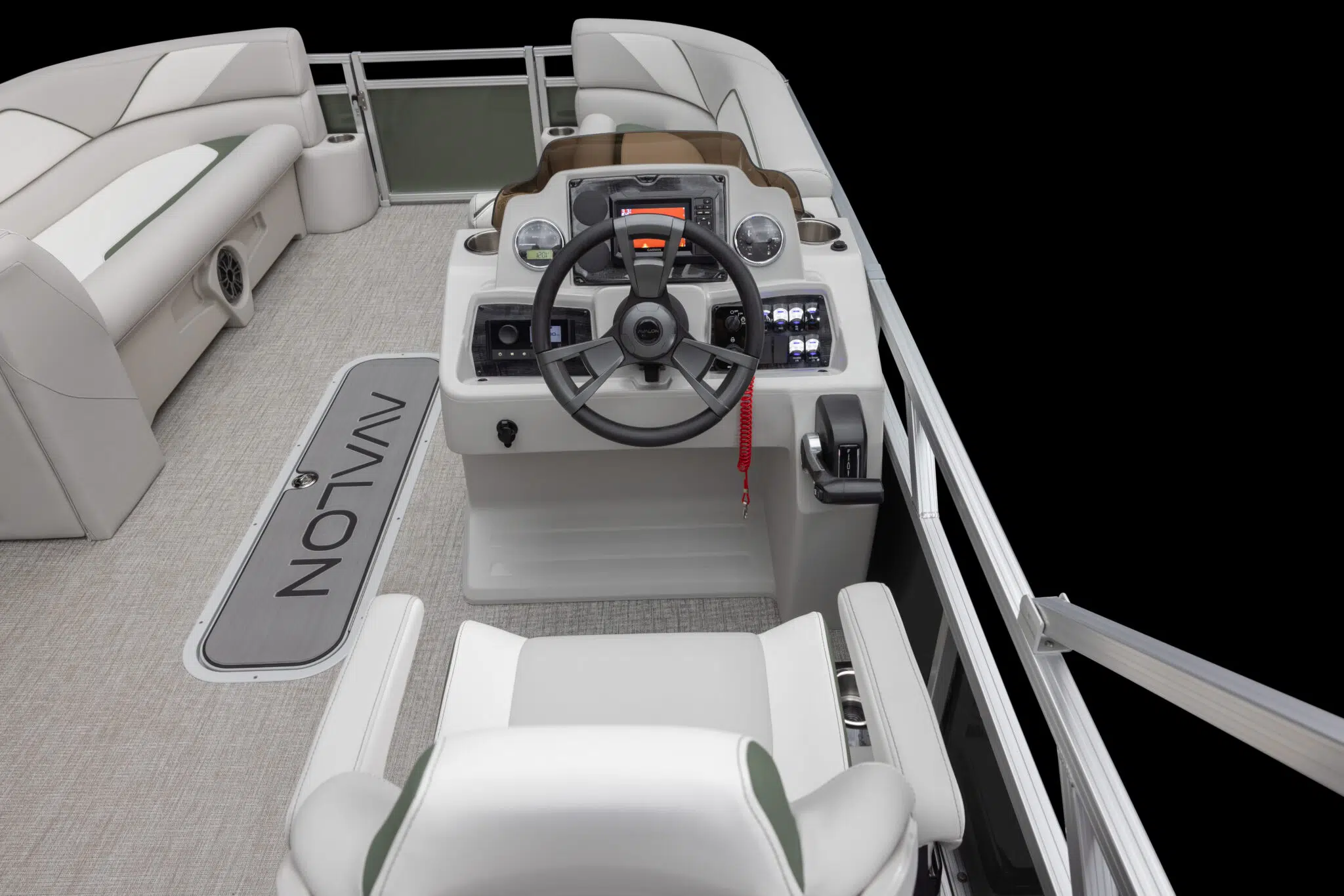 Venture 85 Pontoon Boats: Clean and Traditional Design - Avalon Pontoon ...